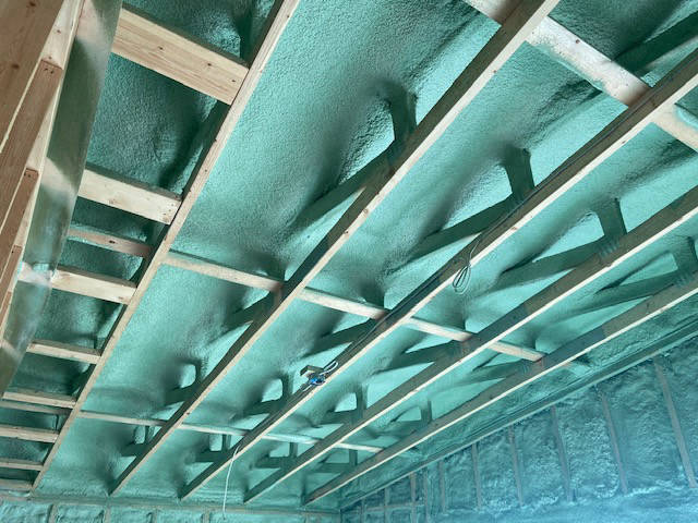 Spray Foam Insulation For Flat and Cathedral Ceilings. Red River Spray ...